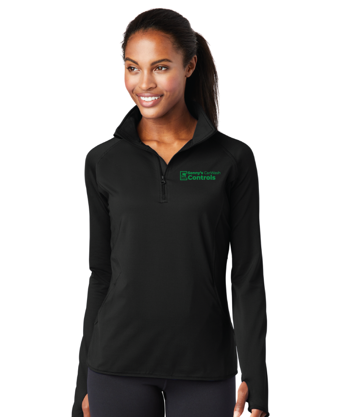 SonnysGear.com: Ladies 1/2 Zip Sport Wick Pullover